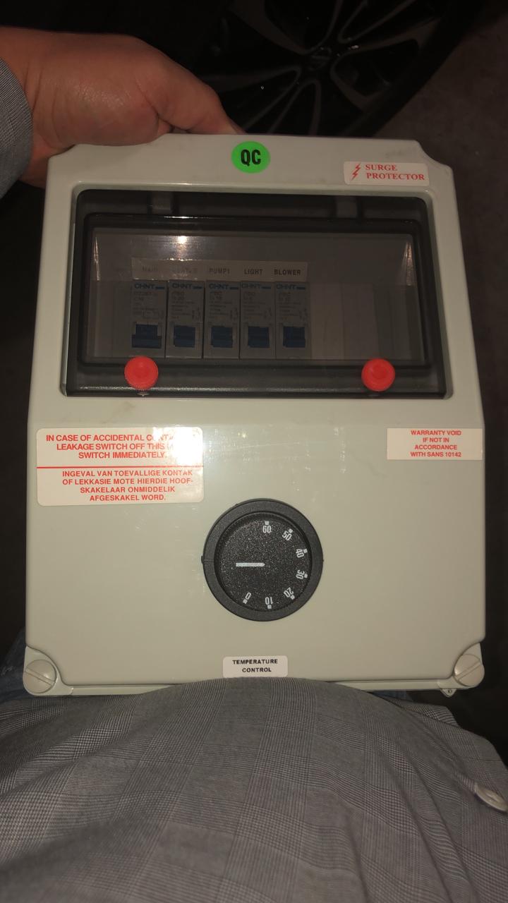 Jacuzzi, Spa, Hot Tub Electrical Box Distribution board Johannesburg ...
